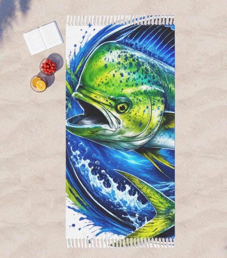 Mahi Mahi Fish Boho Beach Cloth - Etsy