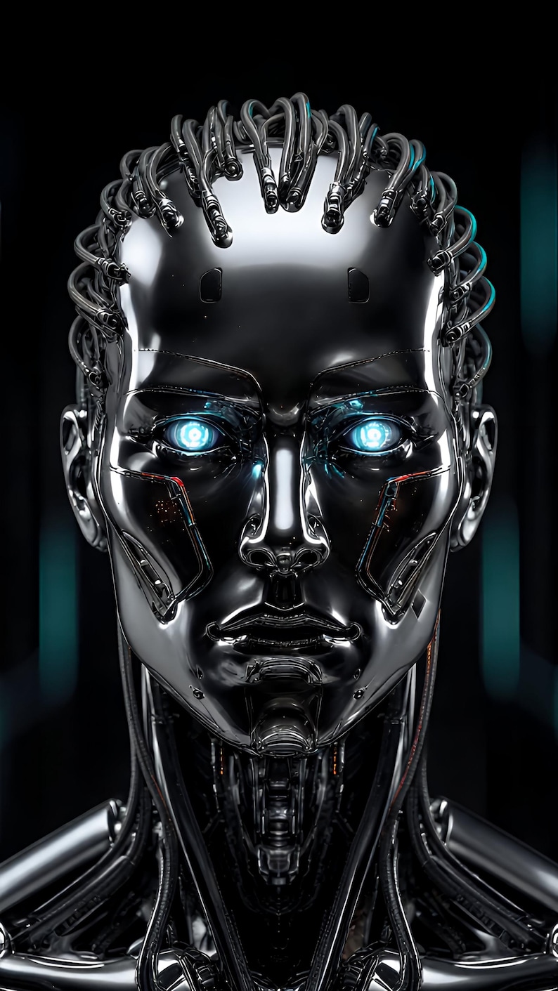 Cyberpunk Robot Video Background Loop Pack – Animated Tiktok Reels ...