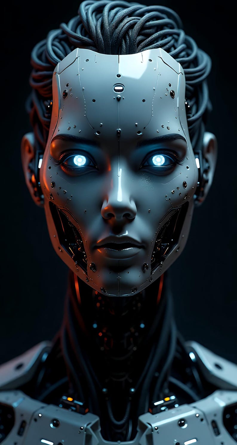 Cyberpunk Robot Video Background Loop Pack – Animated Tiktok Reels ...