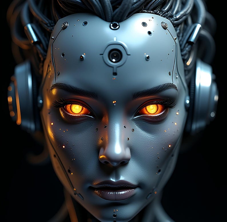 Cyberpunk Robot Video Background Loop Pack – Animated Tiktok Reels ...