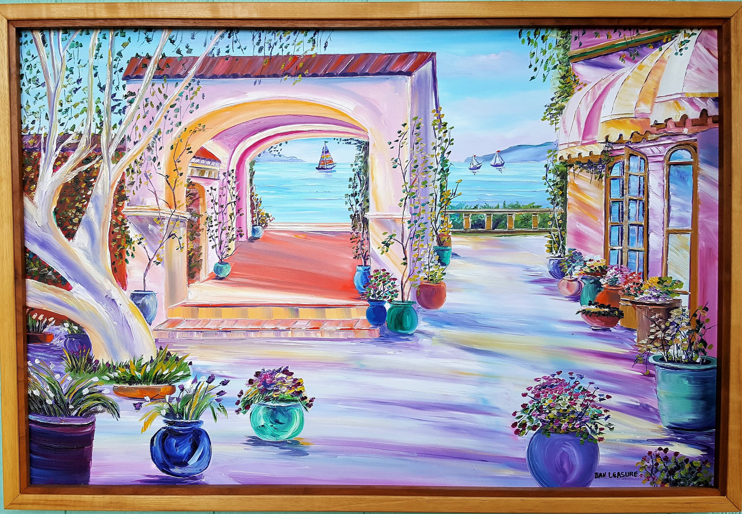 Writers Retreat, Seaside Villa, Resort Art, Mediterranean Retreat ...