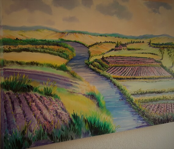 Winding River Drawing