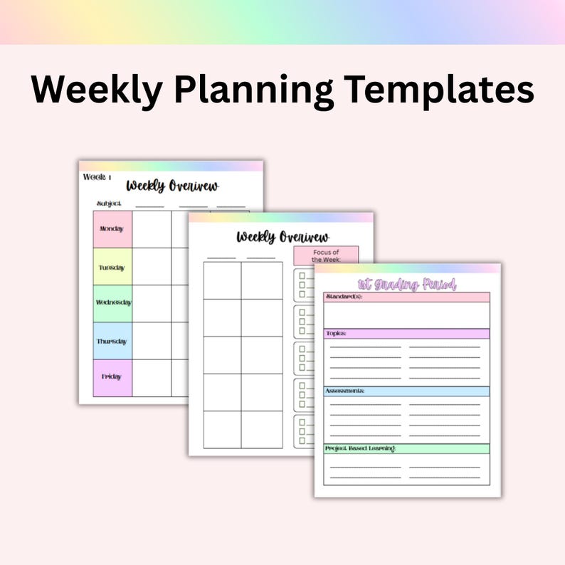 2026-2027 Teacher Planner Editable Google Slides, Teacher Binder ...