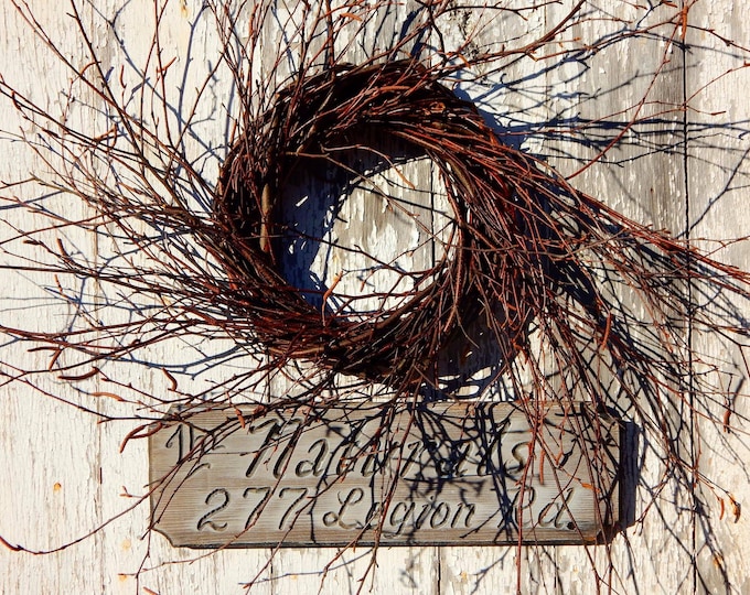 Birch Wreath Birch Twigs Wreath Fall Hoop Real Birch Branches - Etsy