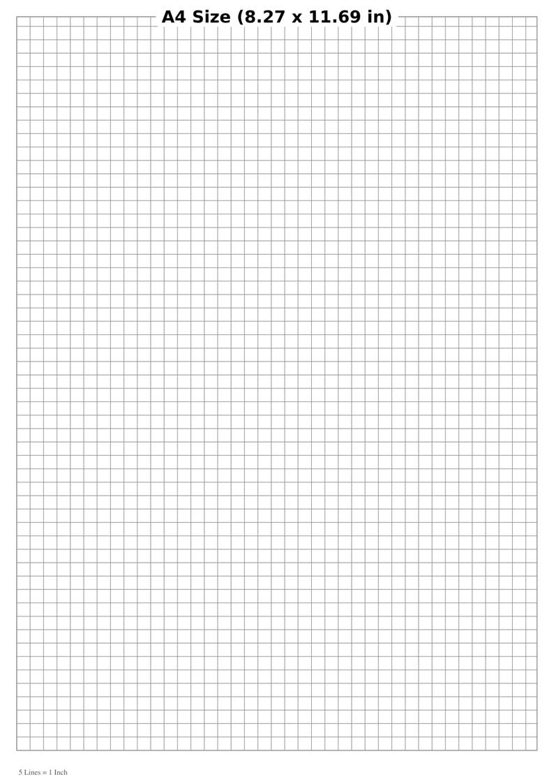 Math Grid Paper | Scaled Graph Paper for Drafting, Planning (digital ...