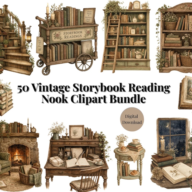 Nook Clipart - Etsy
