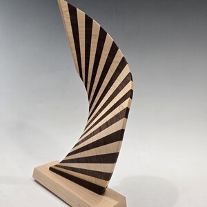 Wood Sculpture Modern Abstract Art - Etsy