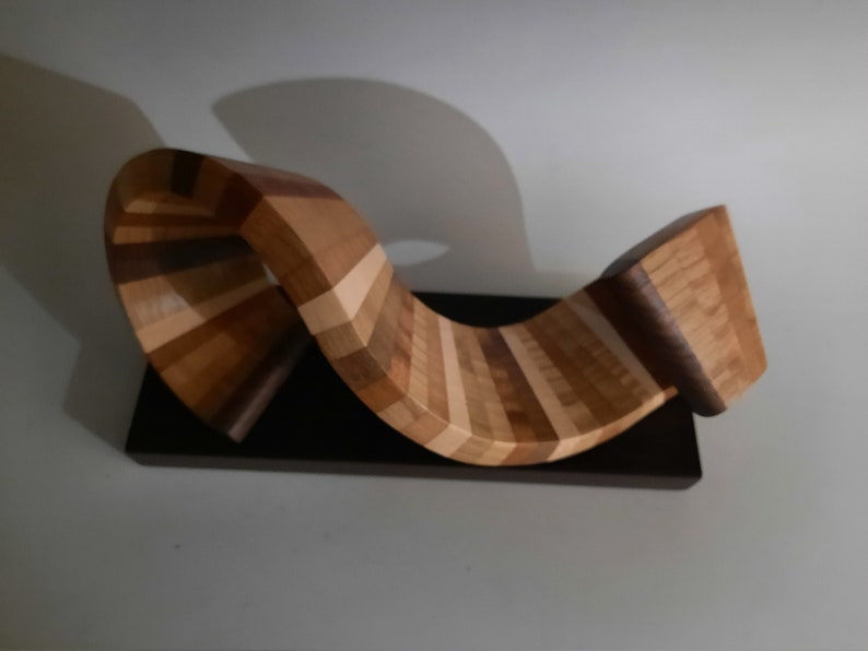 Modern Abstract Wood Art Sculpture - Etsy