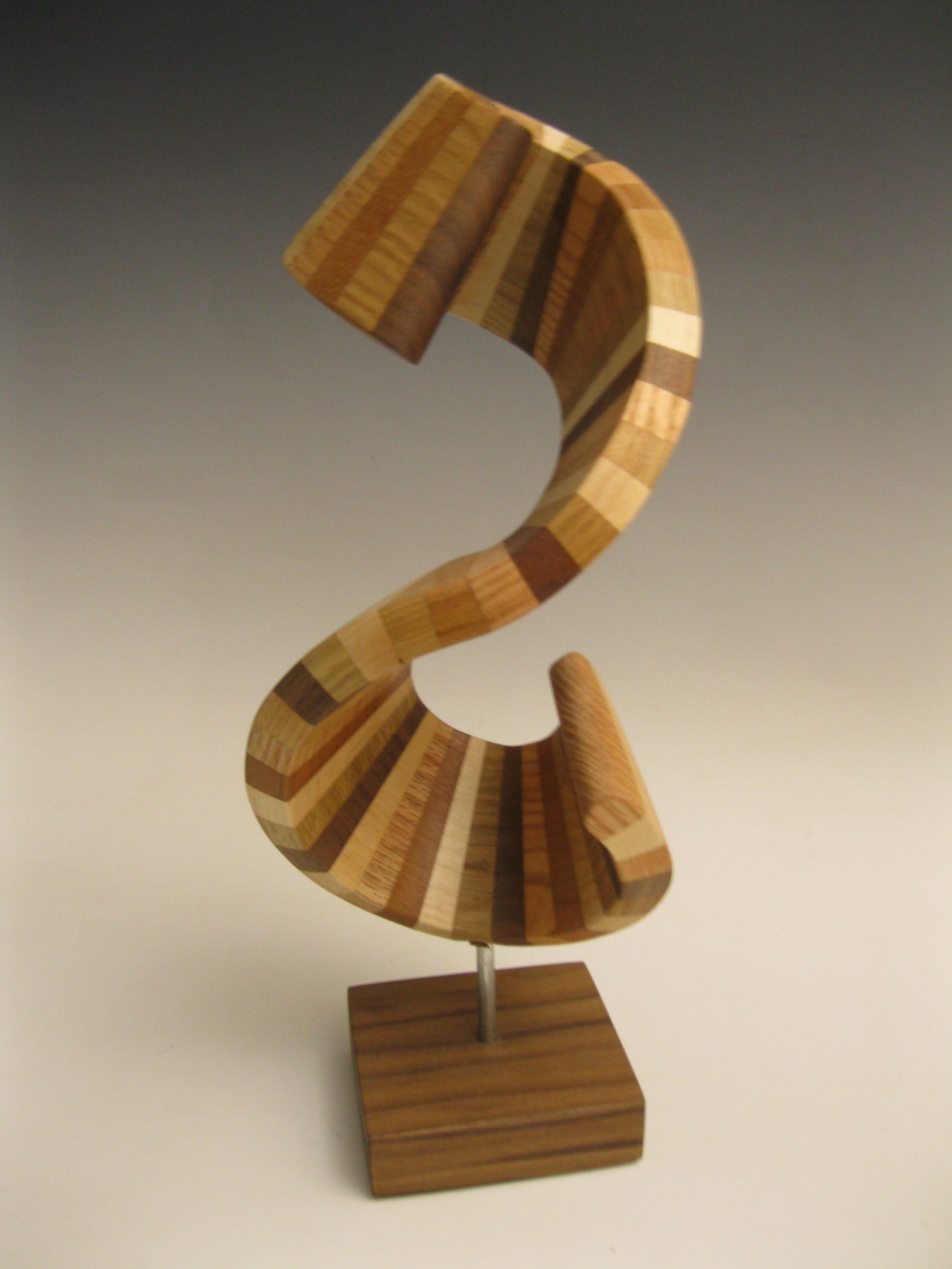 Modern Abstract Wood Sculpture - Etsy