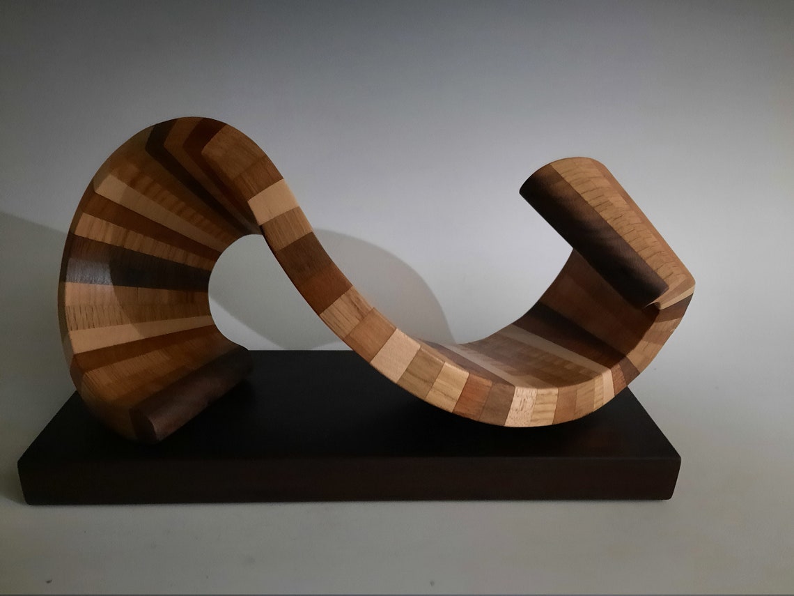 Modern Abstract Wood Art Sculpture - Etsy