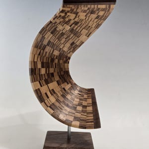 Wood Sculpture Modern Abstract Art - Etsy