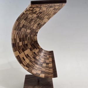 Wood Sculpture Modern Abstract Art - Etsy