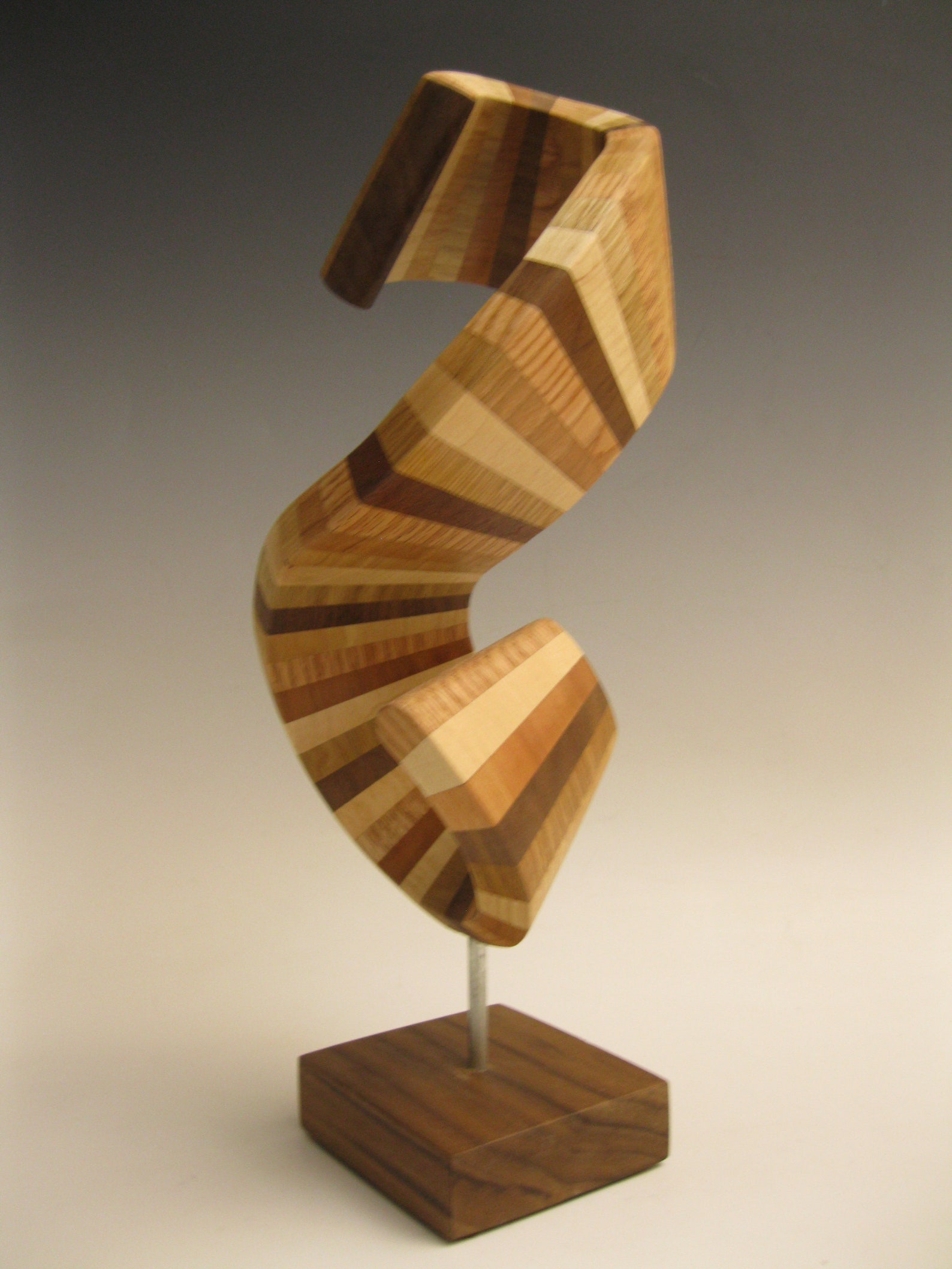 Modern Abstract Wood Sculpture - Etsy