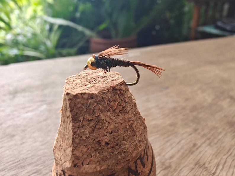 BH Pheasant Tail Nymph Fly-fishing Fly - Barbless - Size 16 - 1 Dozen ...