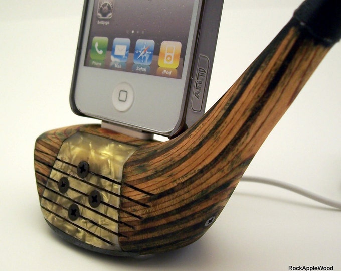 Refinished Vintage Wooden Golf Club iPhone Dock - ICN422 - Etsy