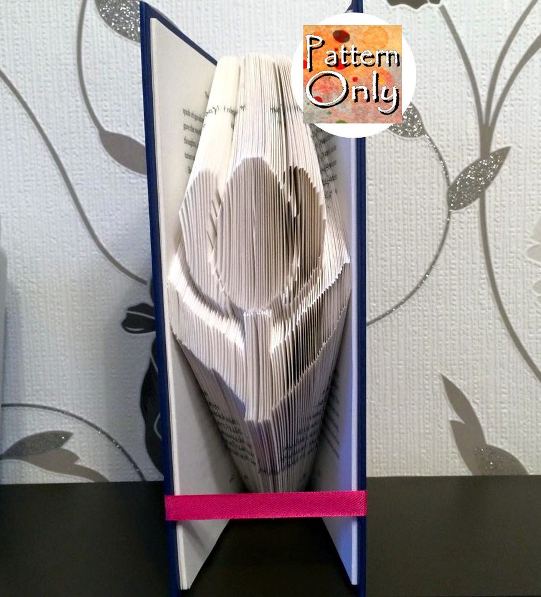 Tulip 2 Folded Book Art Pattern - Etsy