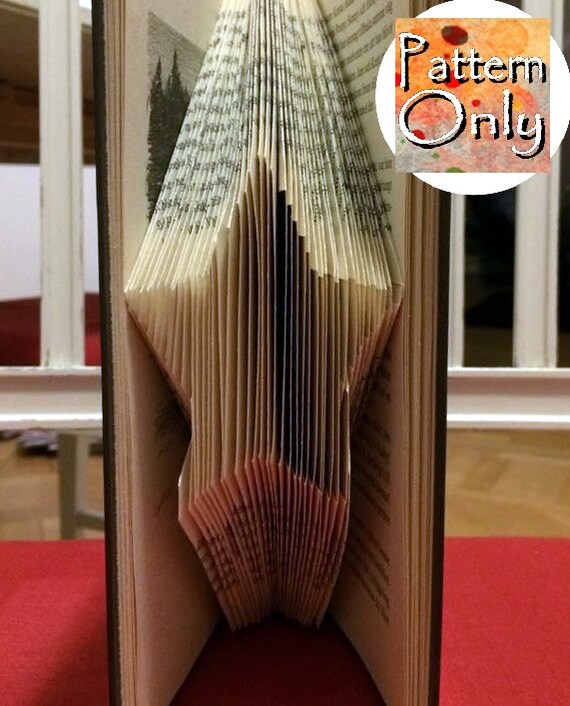 Star Folded Book Art Pattern | Etsy