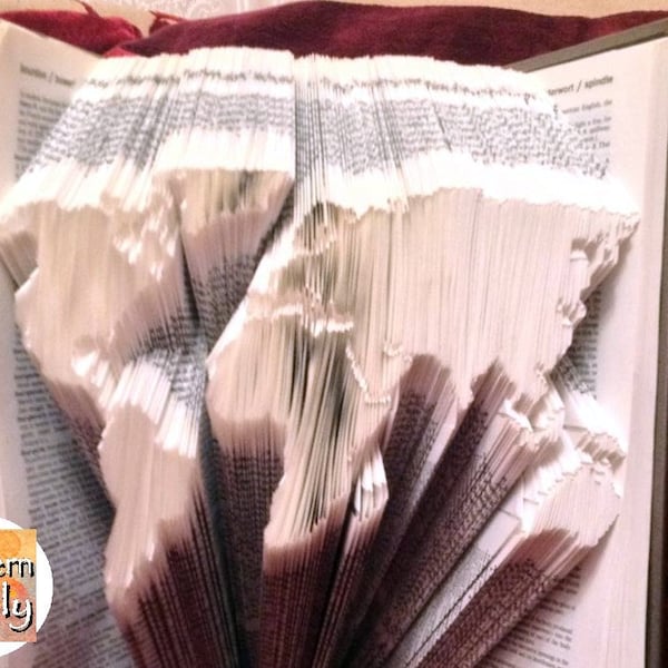 Folded Map - Etsy