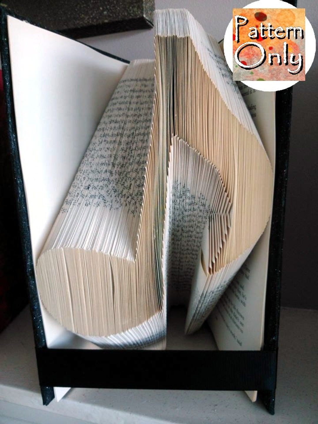 Music Note Folded Book Art Pattern - Etsy