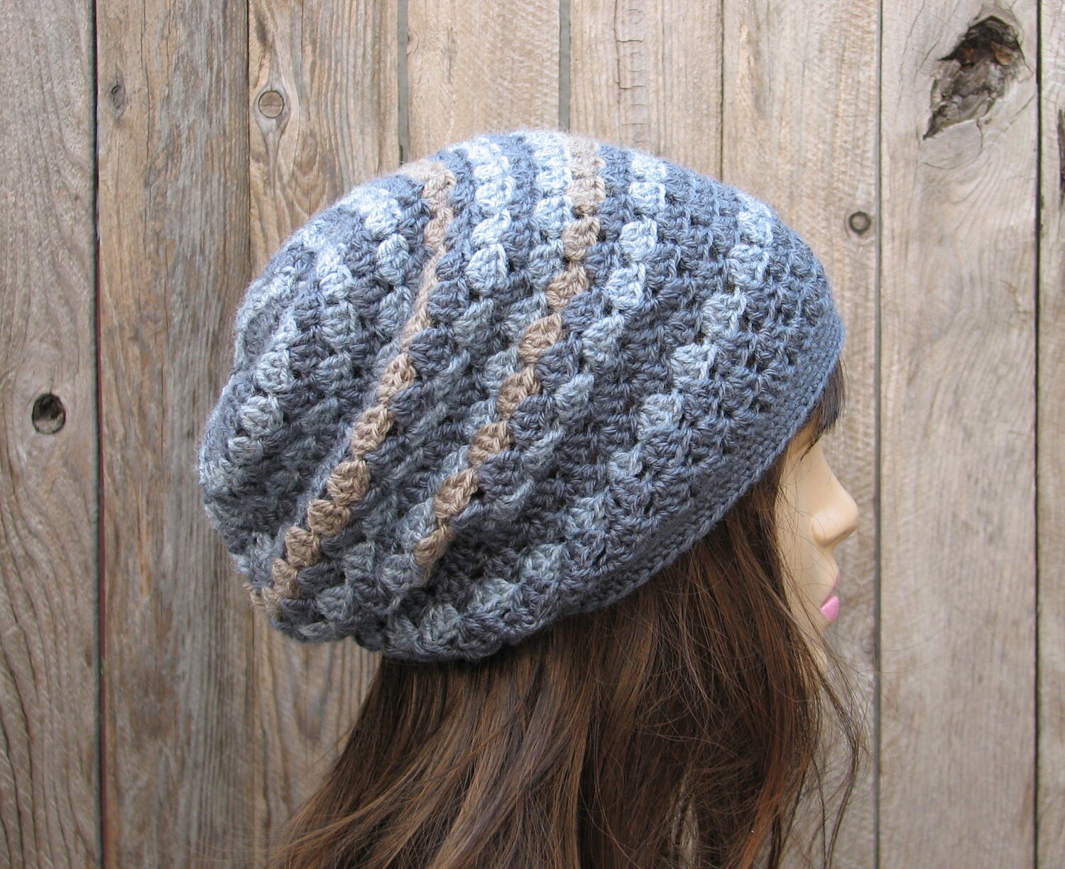 CROCHET PATTERN Slouchy Hat Crochet Pattern PDF Pattern | Etsy