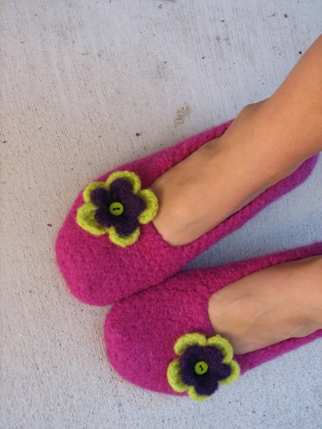 CROCHET PATTERN Felted Slippers Easy Great for Beginners | Etsy