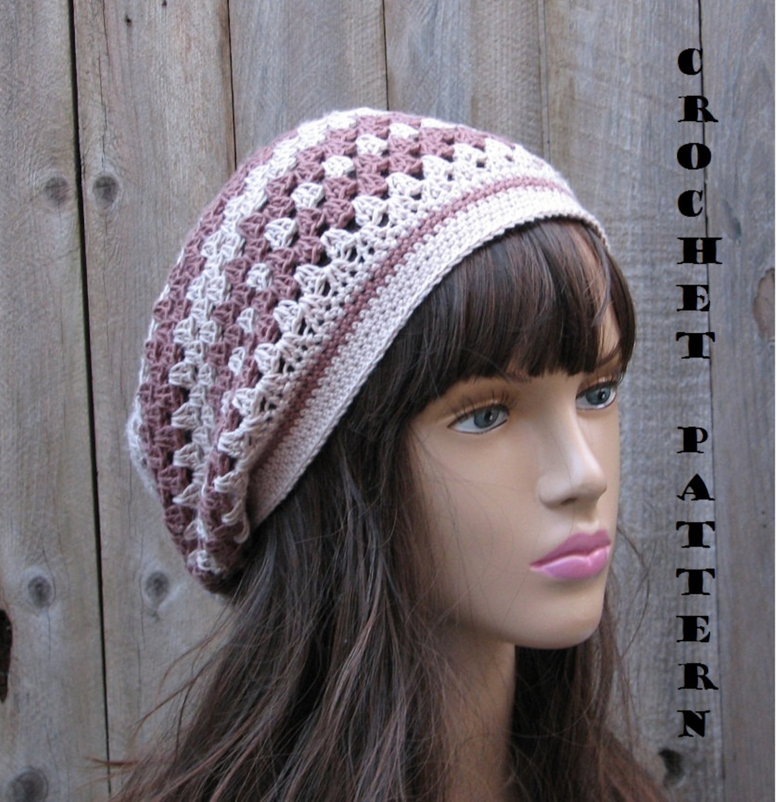 CROCHET PATTERN Slouchy Spring Hat Crochet Pattern PDF - Etsy