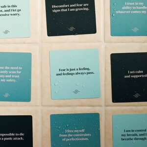 Shower Affirmation™ Cards - Anxiety - Etsy