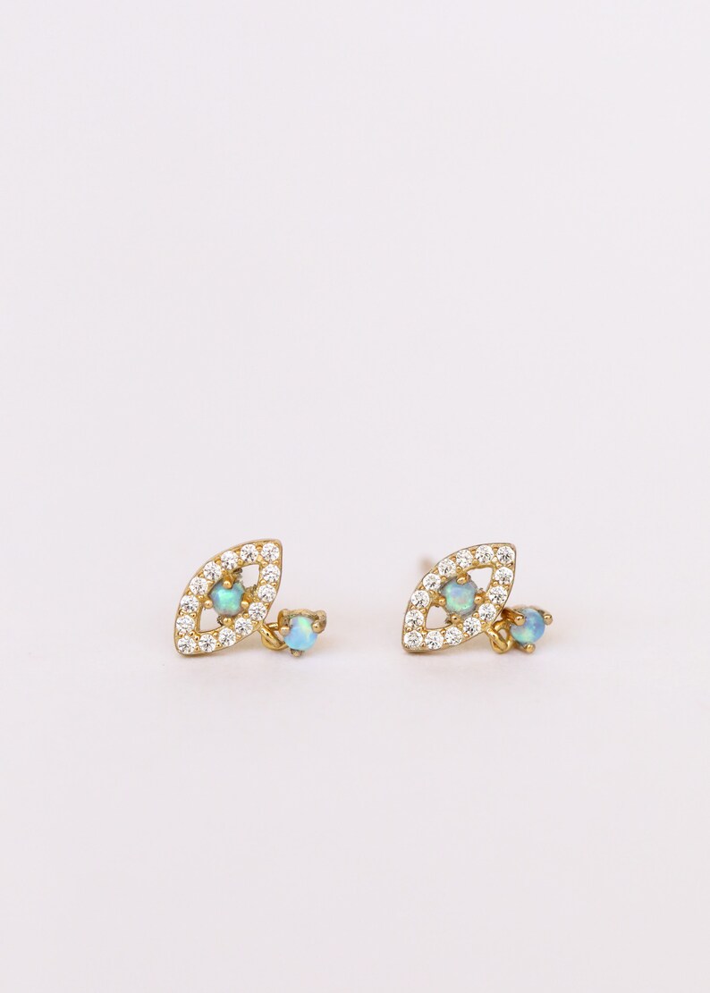 Evil Eye Drop Opal - Etsy