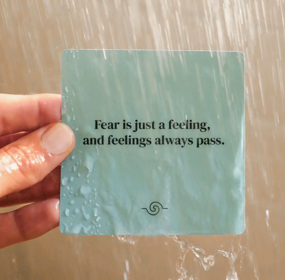 Shower Affirmation™ Cards - Anxiety - Etsy
