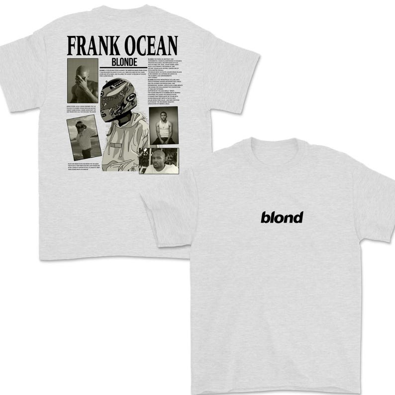 Frank Ocean Graphic Cotton Shirt, Full Color Tee, Gift for Fans, Men ...