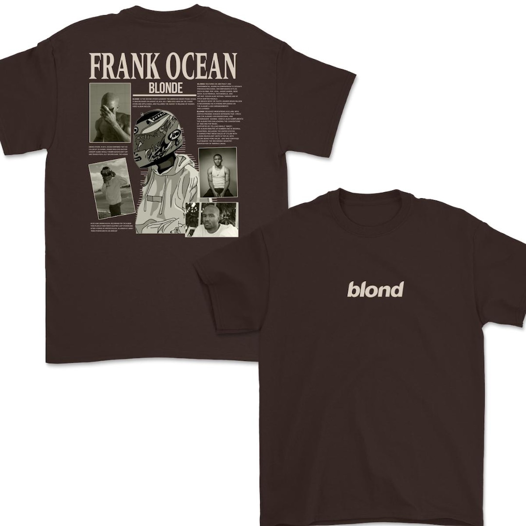 Frank Ocean Graphic Cotton Shirt, Full Color Tee, Gift for Fans, Men ...