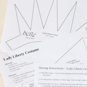 Sewing Pattern, Statue of Liberty Costume - Digital Download - Etsy