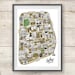 London - Soho - Illustrated Map - Poster - Print - Etsy