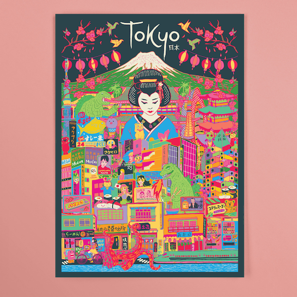 Japan Postcard - Etsy