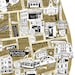 London - Soho - Illustrated Map - Poster - Print - Etsy