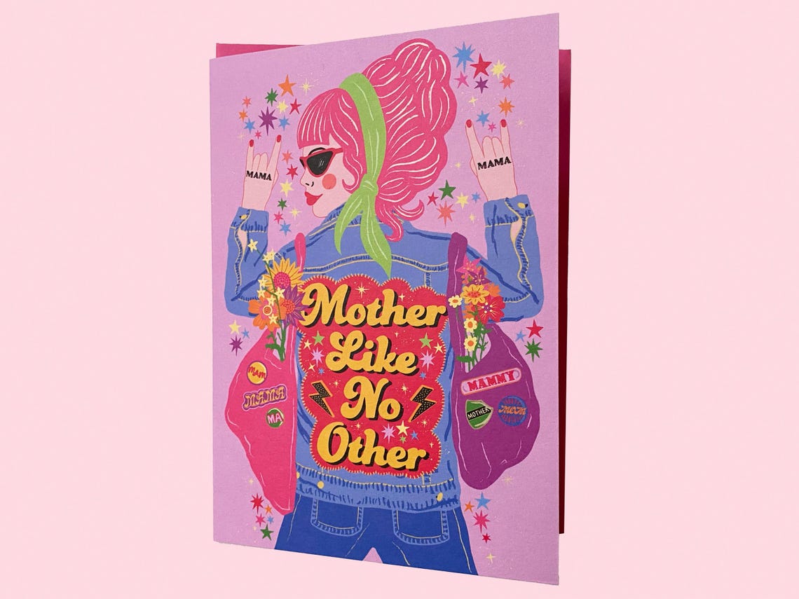 Mother Like No Other - Mother's Day Card - Cool Mum Card - Etsy