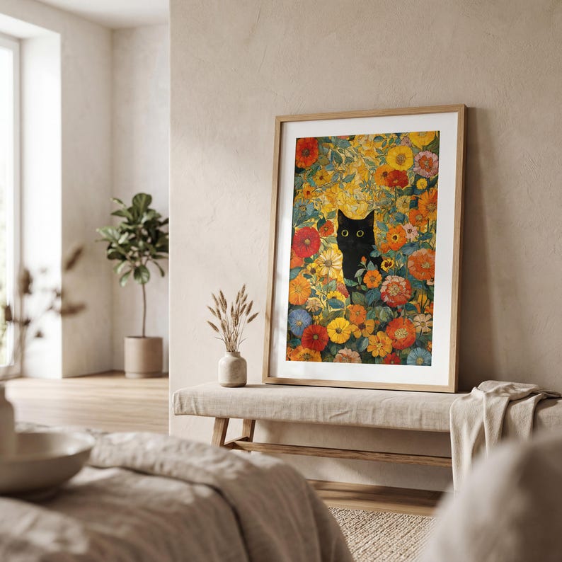 Frame Mockup PSD | Scandinavian Interior Wall Art Frame (digital ...