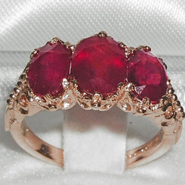 Large Ruby Ring - Etsy
