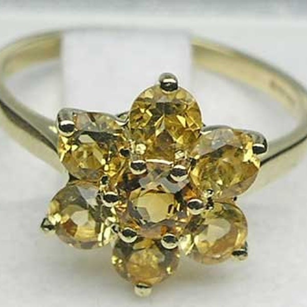 Vintage Citrine Ring - Etsy