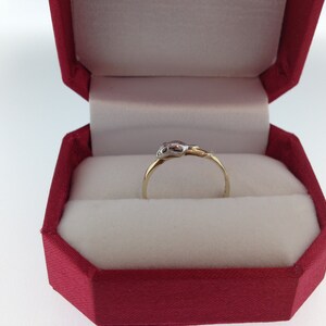 English 9K Yellow Gold Cute Dainty Mouse Ring Made in - Etsy