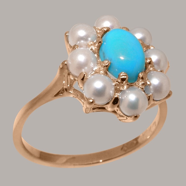 Blue Pearl Ring - Etsy