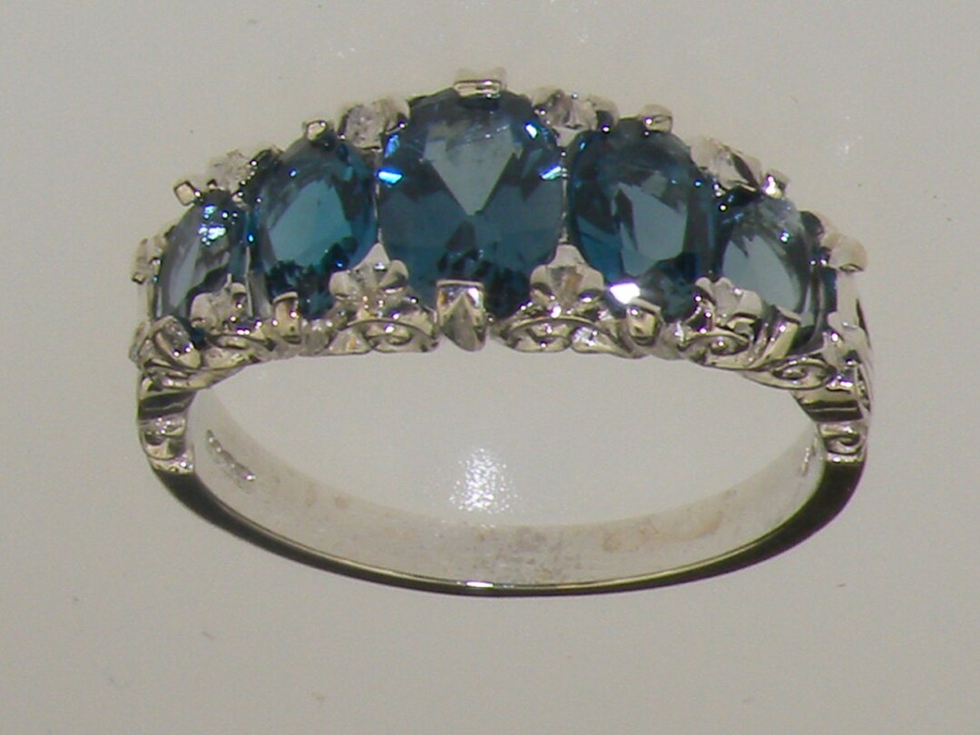 Sample SALE!! Size 8 (UK P) Ring, 925 Sterling Silver Natural London ...