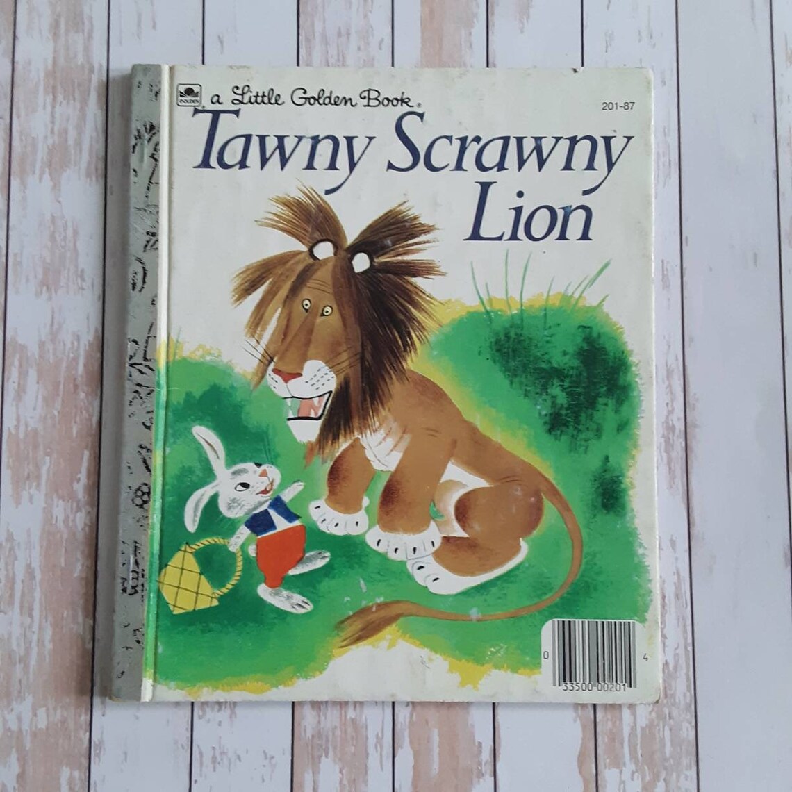 Tawny Scrawny Lion Little Golden Book 1980 Vintage - Etsy