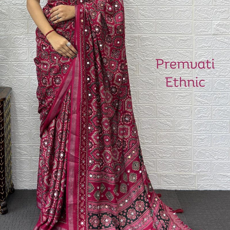 Saree Indian Yellow Color - Etsy