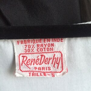 1980s René Derhy White Embroidered Summer Cotton Dress // Vintage 80s ...
