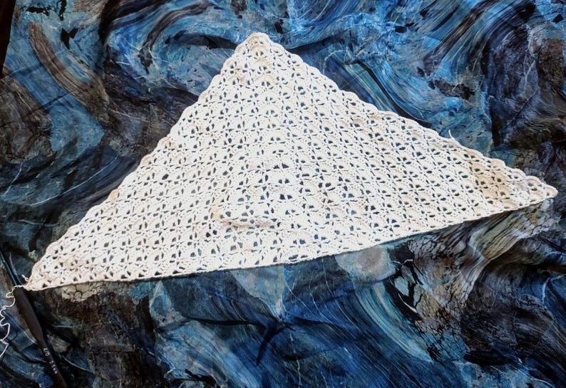 Intricate Lace Crochet Pattern | Multi-function Bandana, Headscarf ...