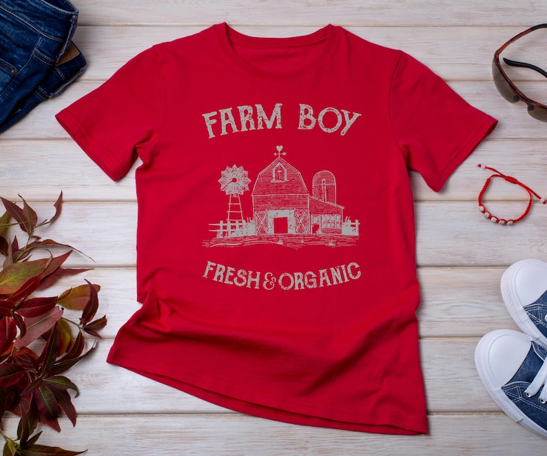 Farm Boy Fresh Organic Png | Rustic Barn Windmill Farmhouse Graphic PNG ...