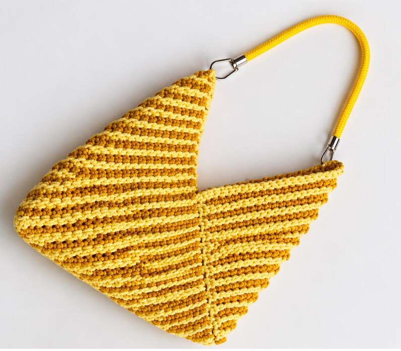 Textured Crochet Hobo Bag Pattern | Modern Shoulder Handbag Tutorial ...