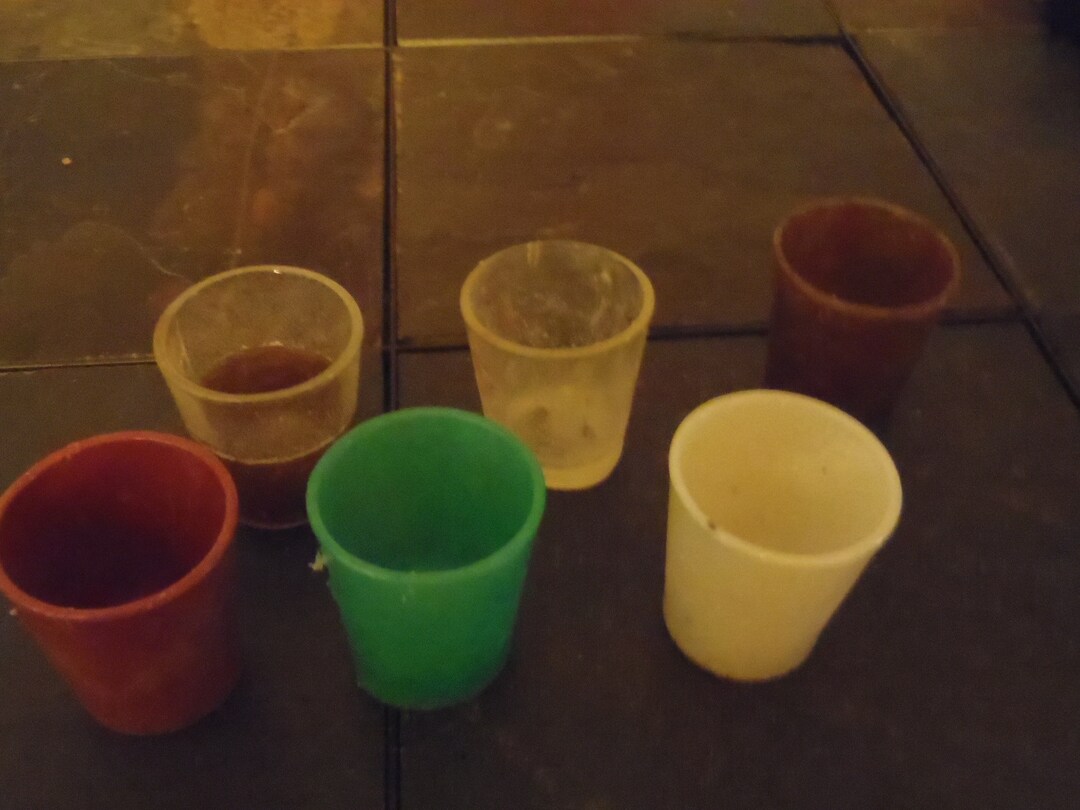 Set of 6 Acrylic Resin Shot Glasses - Etsy