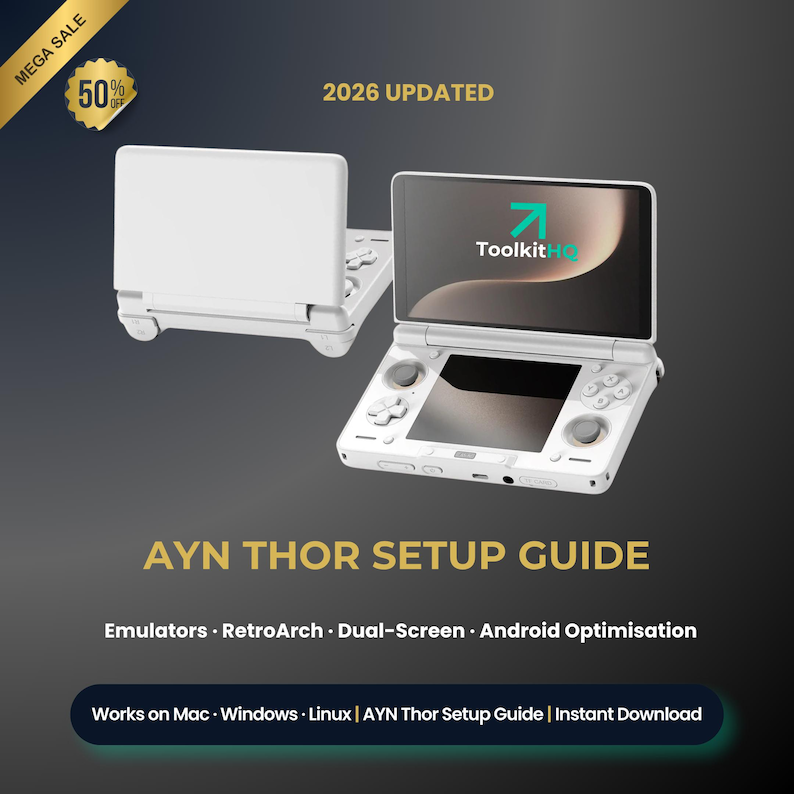 Buy Ayn Thor Setup Guide 2026 — Emulators, Retroarch, Android ...